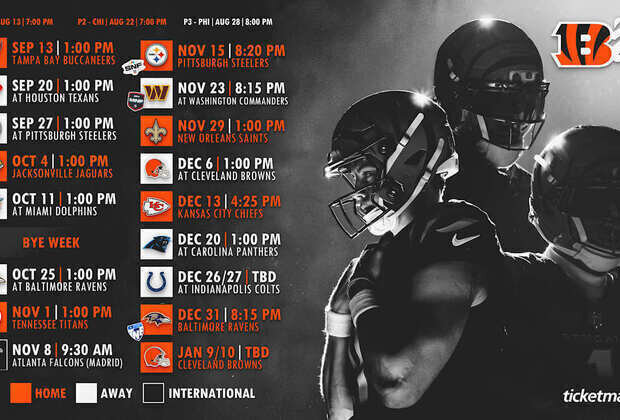 Bengals 2026 Schedule Game By Game Breakdown And Matchups To Watch