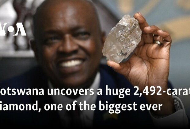 Botswana uncovers a huge 2,492-carat diamond, one of the biggest ever