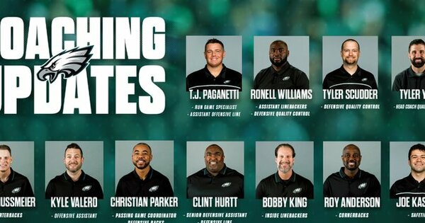 Eagles announce 2024 coaching staff