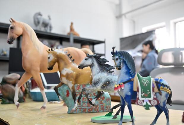 Culture | Horse-themed clay sculptures highlight Chinese New Year ...