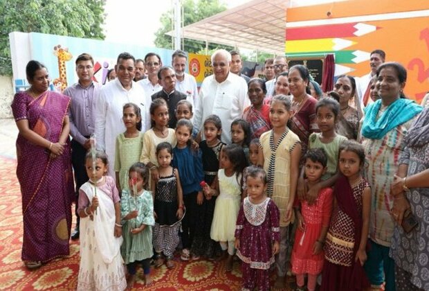 Gujarat CM inaugurates renovated Khodiyar Gram Panchayat Bhavan and ...