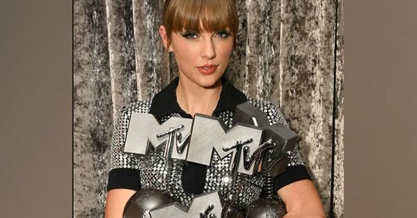 Taylor Swift sweeps EMA with four awards, thanks fans