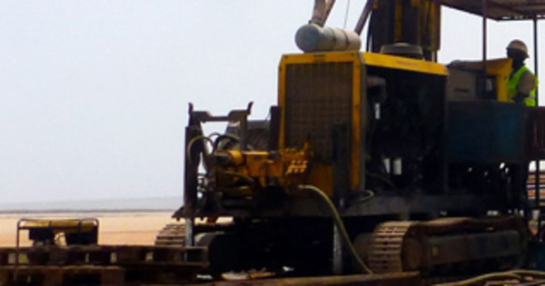 Meridian uses Atlas Copco drill