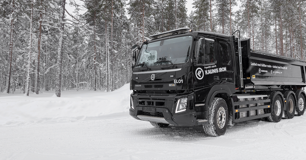 Volvo, Kaunis to trial Arctic electric ore truck