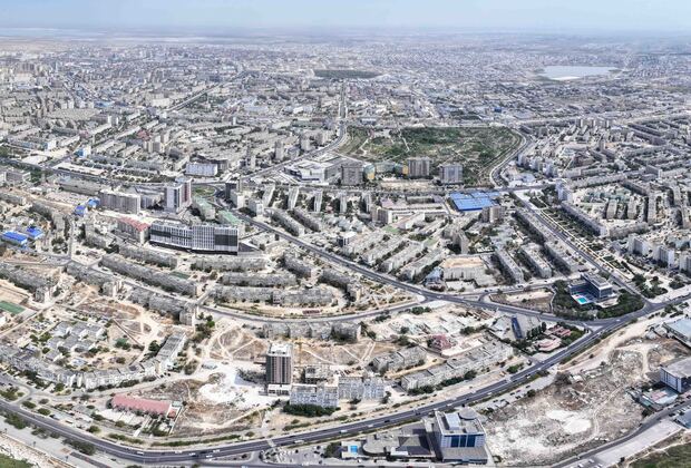 KAZAKHSTAN-AKTAU-CITY VIEW