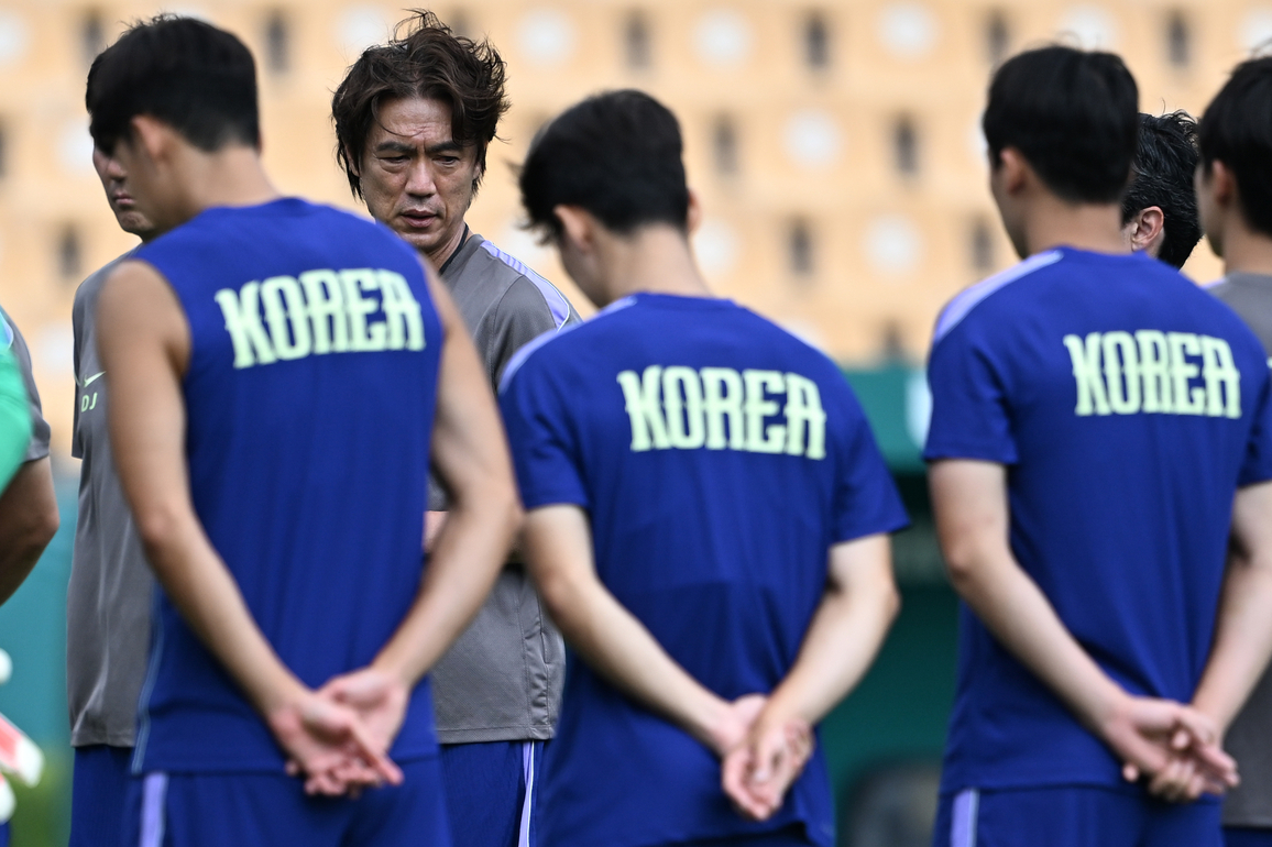 (SP)MEXICO-MONTERREY-FOOTBALL-FIFA WORLD CUP-TRAINING-SOUTH KOREA