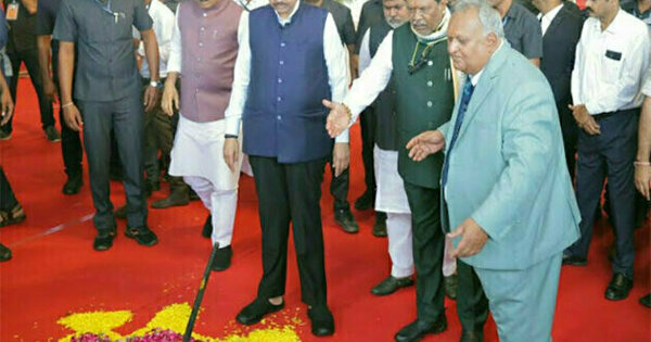 Surjagad Ispat Pvt Ltd Foundation Stone Laid in Gadchiroli