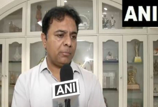 Telangana NRIs give grand welcome to K.T. Rama Rao in London