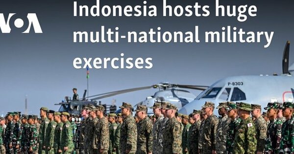Indonesia hosts huge multi-national military exercises