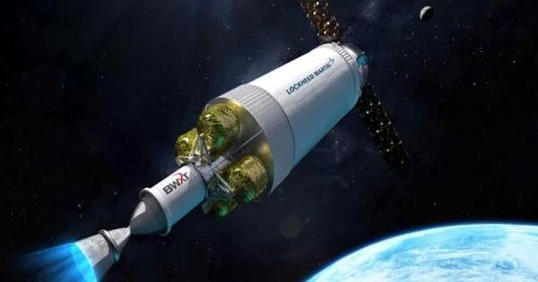 Lockheed design for nuclear powered spaceship promises greater speed