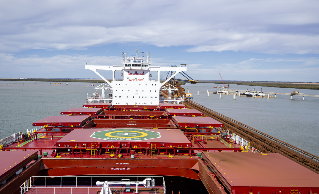 Steady FMG prepares to ship first African iron