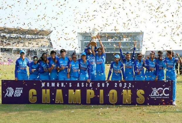 Indian cricket fraternity celebrates women team's Asia Cup triumph
