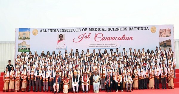 President Droupadi Murmu graces convocation ceremony of AIIMS, Bathinda