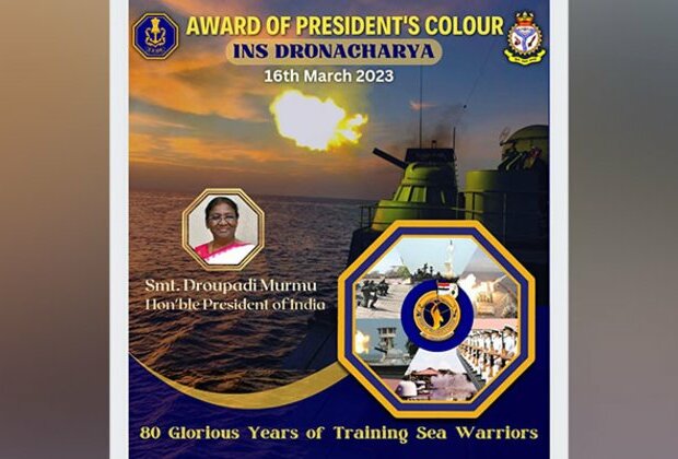 INS Dronacharya to be awarded President's Colour