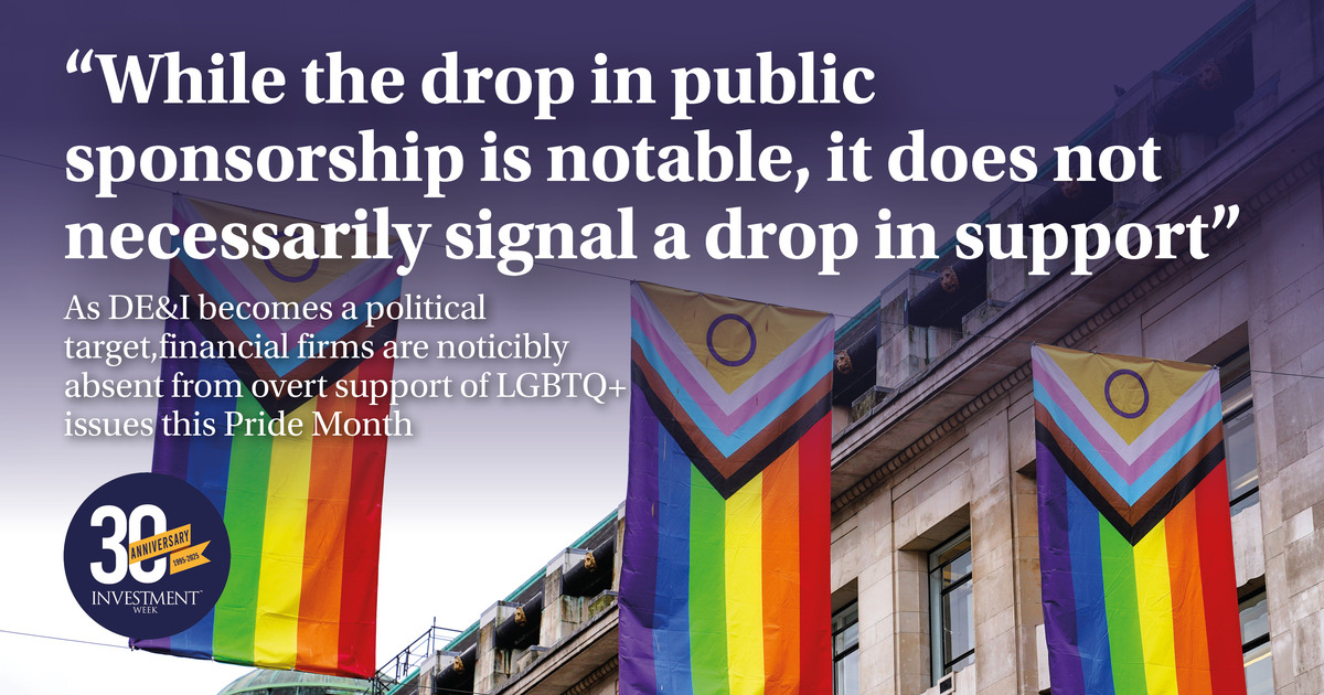 Financial services firms absent from UK Pride celebrations