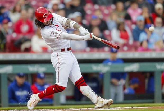 TJ Friedl delivers winning hit as Reds rally past Rangers
