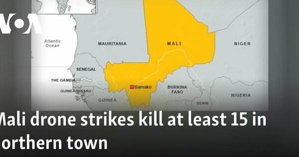 Mali drone strikes kill at least 15 in northern town