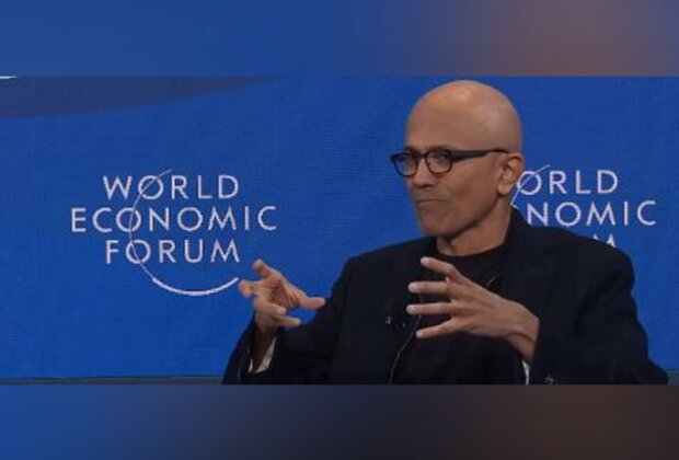 Microsoft CEO Satya Nadella highlights impact of AI at World Economic ...