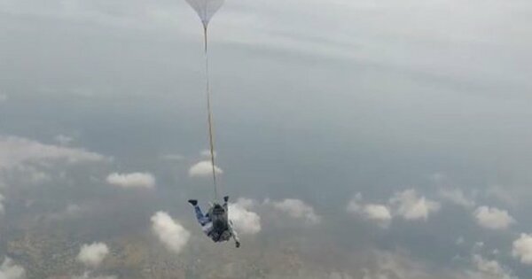 World Skydiving Day: Tourism Minister skydives in Haryana's Narnaul