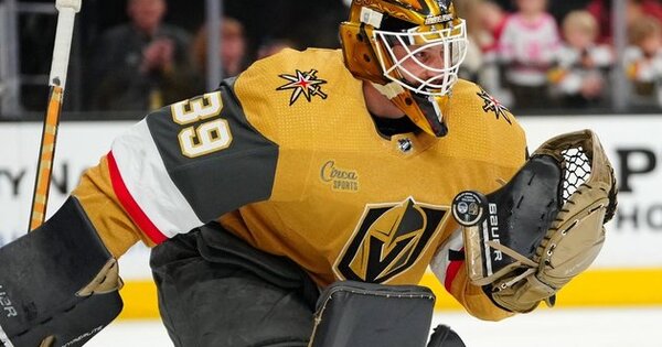 Knights G Laurent Brossoit exits with lower-body injury