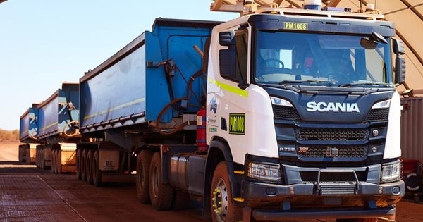 FMG partners with Scania on robo-road train