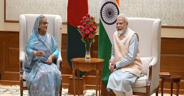 PM Modi holds bilateral meeting with Bangladesh counterpart Sheikh ...