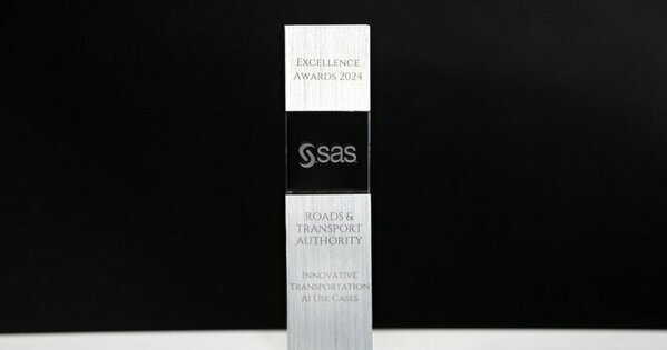 RTA wins SAS UAE Award for Innovative Transportation AI Use Cases