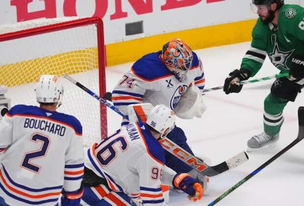 Stars score 3 in 5 minutes to beat Oilers 6-3 in Game 1 of Western ...