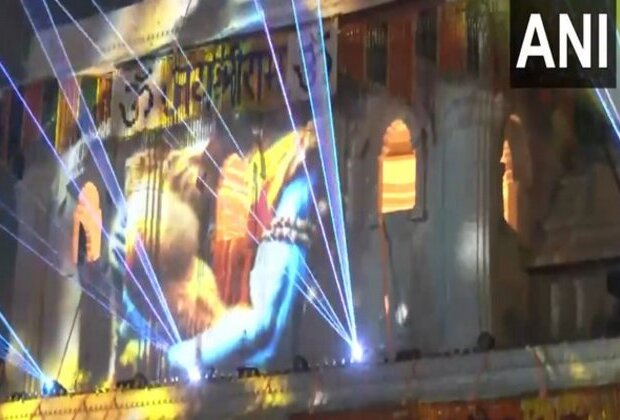 Laser, light show organised at Ram Temple in Ayodhya