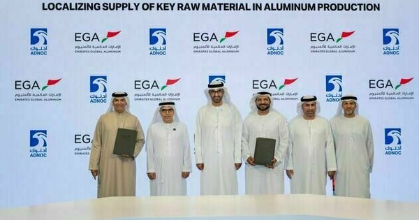 ADNOC, EGA sign $500 million deal to localise supply of key raw ...