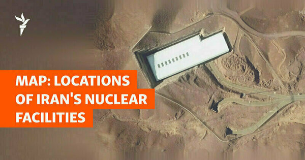 Map: Locations Of Iran's Nuclear Facilities