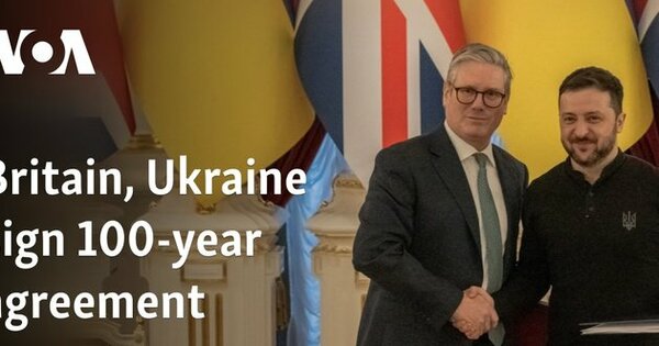 Britain, Ukraine sign 100-year agreement