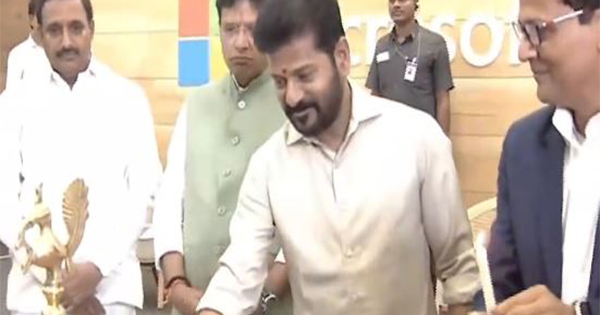 Telangana CM inaugurates Microsoft's new campus in Hyderabad