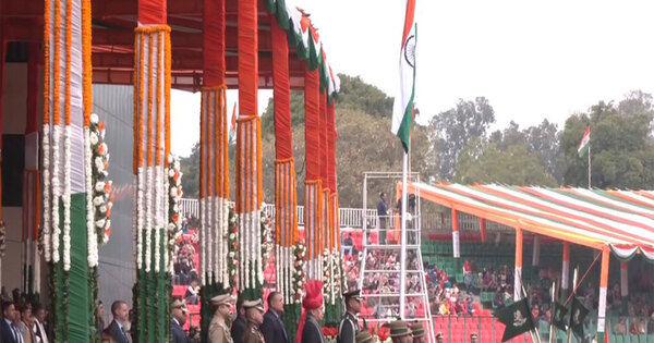 Unfurling flags and remembering fallen soldiers: Nation celebrates 77th ...