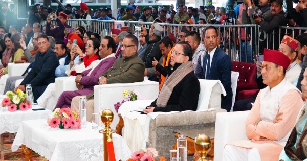 Uttarakhand CM Dhami leads oath ceremony for Dehradun's new civic body