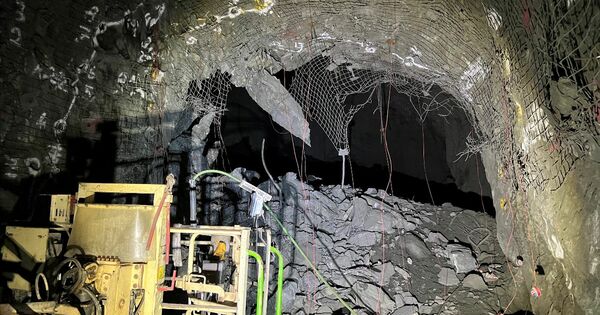 Brow fails underground