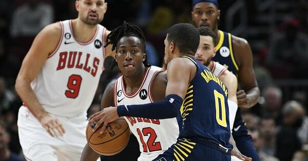 Bulls use balanced offensive attack to stomp Pacers