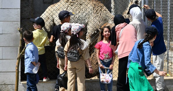 SYRIA-DAMASCUS-EID AL-ADHA-HOLIDAY-ZOO