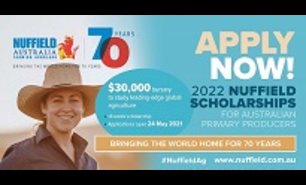 Nuffield Scholarships now open for 2022