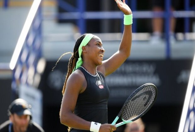 Coco Gauff defeats doubles partner Jessica Pegula in Eastbourne ...