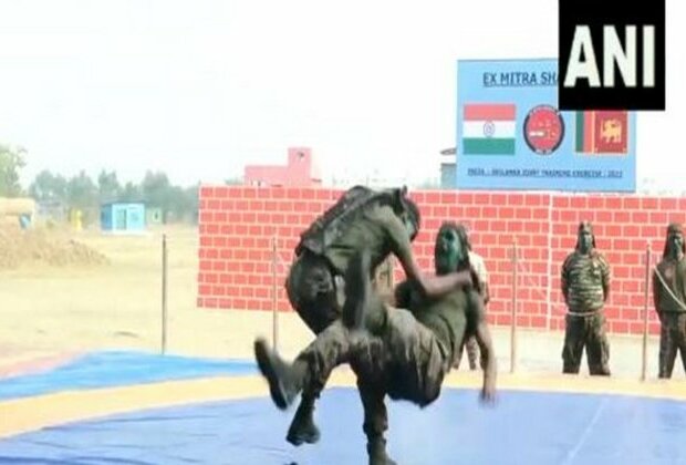 Indian troops showcase Army Martial Arts Routine during Mitra Shakti ...