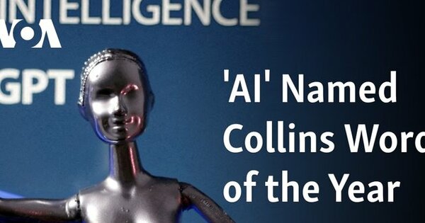 'AI' Named Collins Word of the Year