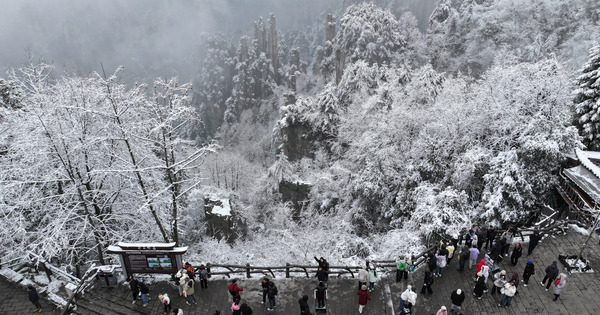 CHINA-HUNAN-ZHANGJIAJIE-SNOW SCENERY (CN)