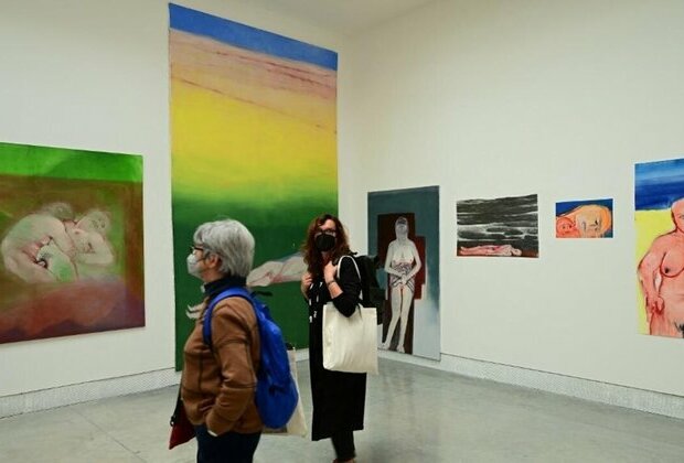 Controversial painting by Swiss artist vandalised at Paris museum