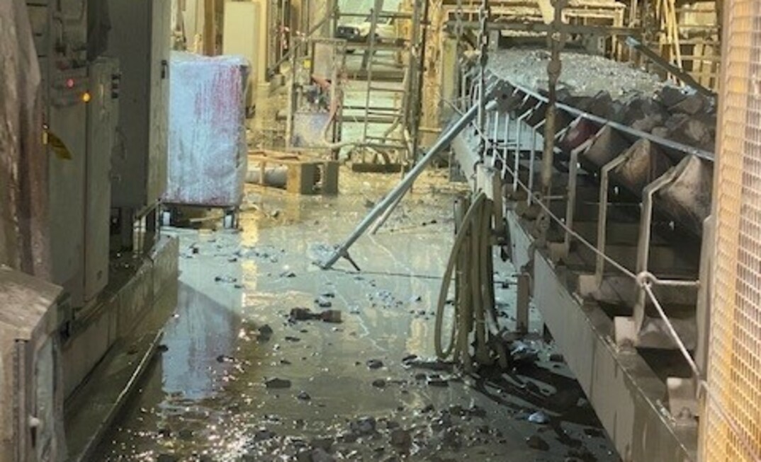 Water rush leaves bruises
