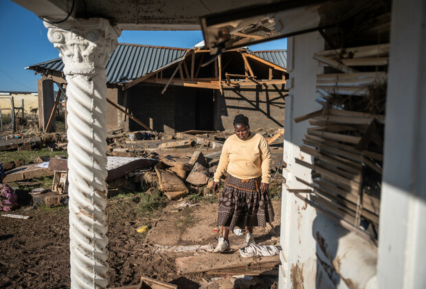 SOUTH AFRICA-MTHATHA-FLOODS-AFTERMATH