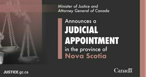 Minister of Justice and Attorney General of Canada announces a judicial appointment in the ...