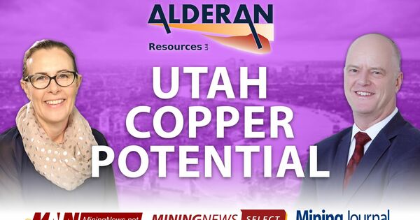 Alderan excited about copper potential in Utah