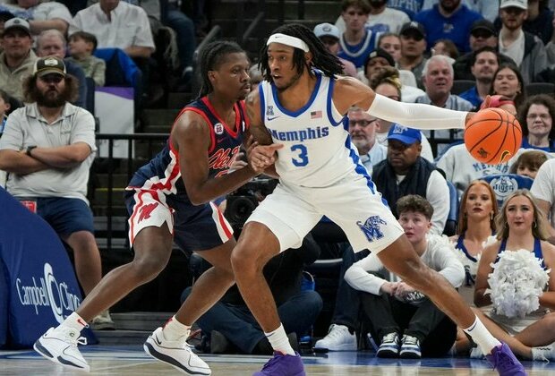 Colby Rogers shines as Memphis rolls past No. 16 Ole Miss