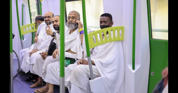 SAUDI ARABIA-MECCA-2024 HAJJ-CHINESE-BUILT LIGHT RAIL